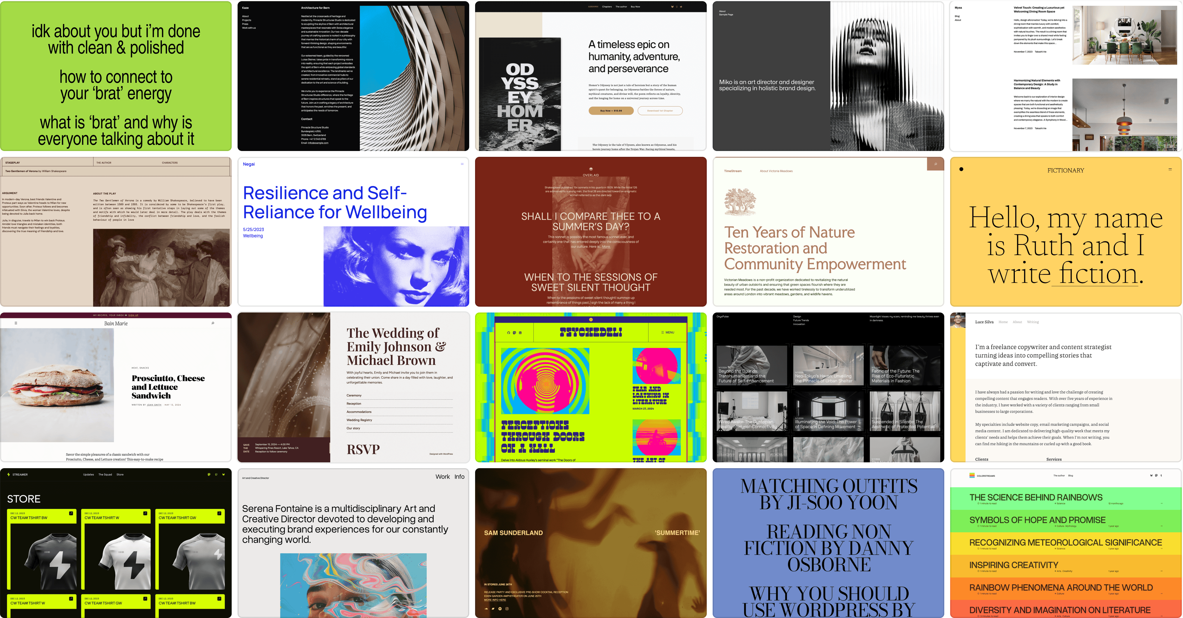 Beyond templates: reimagining WordPress theme design – Automattic Design