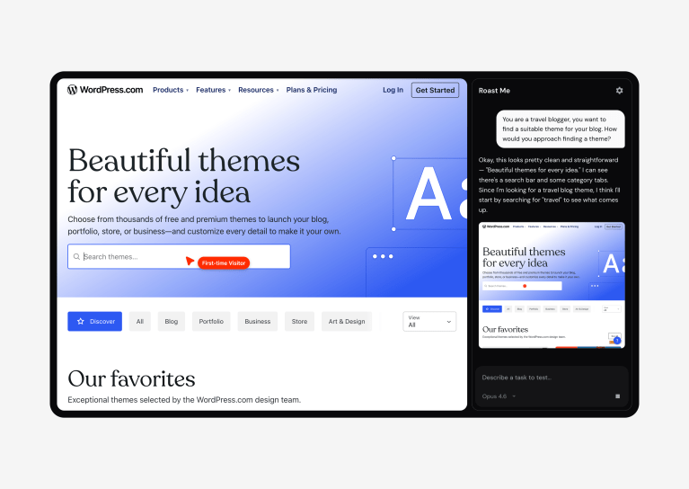 When AI Takes the User Test – Automattic Design